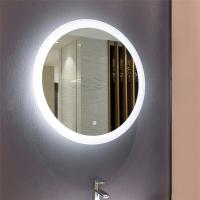 China Smart Touch Screen LED Mirror Bathroom Luxury IP44 Suitable Defogger and Time Display for sale