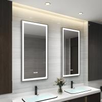 China ETL CETL CE RoHS Certified Smart Bathroom Mirror with Bluetooth and Anti-Fog Features for sale