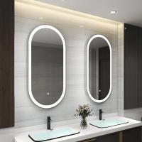 China Upgrade Your Bathroom with This Led Mirror Rust Resistant Metal Chassis Wifi Heated Defogger and Smart Touch Screen for sale
