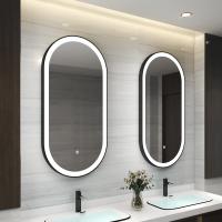 China Upgrade Your Bathroom with This Led Mirror Rust Resistant Metal Chassis Wifi Heated Defogger and Smart Touch Screen for sale