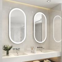 China Upgrade Your Bathroom with This Led Mirror Rust Resistant Metal Chassis Wifi Heated Defogger and Smart Touch Screen for sale