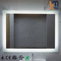 China Hotel Decoration LED Mirror With Light Dimming Defogger Rectangle Shape for sale