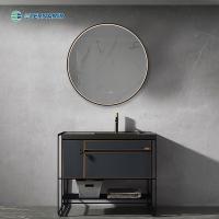 China Living Room Glass Framed Mirrors Customizable Led Mirror With Touch Sensor for sale