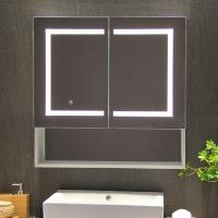 China Modern Style Led Bathroom Mirror Cabinet Anti Fog Corrosion Proof Long Lasting for sale
