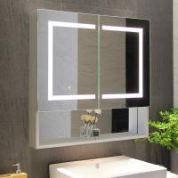 China Modern Style Led Bathroom Mirror Cabinet Anti Fog Corrosion Proof Long Lasting for sale