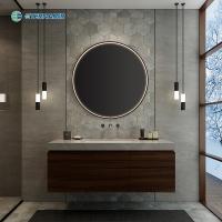 China Modern Design Touch Screen Bathroom Mirror For Dressing Up Hotel Home Woman Fixed Installation for sale