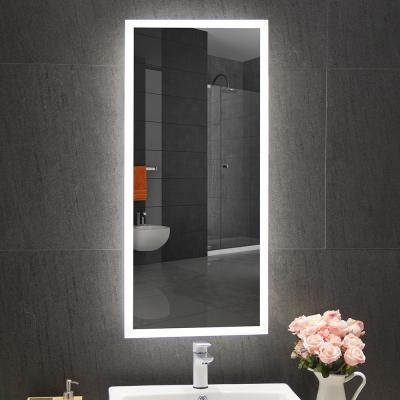 China Rectangular Wall Mounted Acrylic Illuminated Haircut LED Lighted Mirror W18