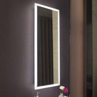 China Rectangular Wall Mounted Acrylic Illuminated Haircut LED Lighted Mirror W18