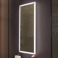China Rectangular Wall Mounted Acrylic Illuminated Haircut LED Lighted Mirror W18