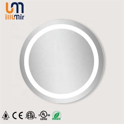 China 50/60Hz Grounded UL ETL CE Certified Frameless Oval Round Backlit LED Bathroom Mirror for sale