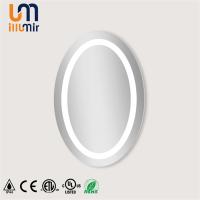 China 50/60Hz Grounded UL ETL CE Certified Frameless Oval Round Backlit LED Bathroom Mirror for sale