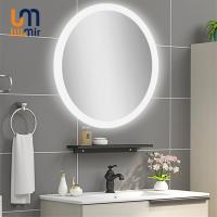 China Frameless Rectangle Oval Square Round Wall Backlit LED Salon Mirror for Beauty Salon for sale
