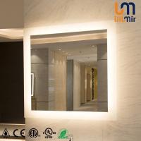 China Touch Sensor Ice-flower Bathroom Illuminated Wall Mount LED Vanity Makeup LED Mirror for sale