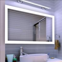 China Hotel Must Have Large Wall Mounted Bathroom Mirror With Light And 50/60HZ Voltage for sale