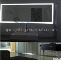 China Hotel Must Have Large Wall Mounted Bathroom Mirror With Light And 50/60HZ Voltage for sale