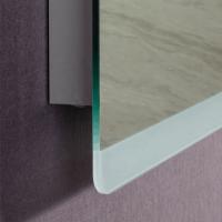 China Custom Illuminated Wall Bath Bathroom Smart LED Digital Mirror and Modern Design Style for sale