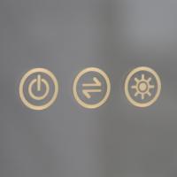 China Touch Sensor LED Vanity Mirror for Private Label Medicine Cabinet and Gold Bathroom for sale