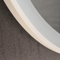 China Upgrade Your Home Decor with Large Custom Round Wall Mirror in White Framed Furniture for sale