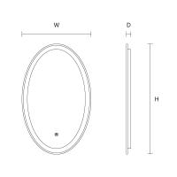 China Hotel Bathroom Accessories Round Wall Barber Station Fogless Shower Mirror Design for sale