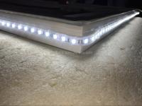 China Modern Luxury Style IP44 Touch Demmer LED Bulbs Anti-fog Bathroom Illuminated LED Mirror with Speaker for sale