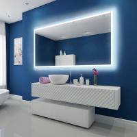 China Stainless Steel Bathroom Decorative Wall Mirror Cabinet With Light CCT 2700K-6000K for sale
