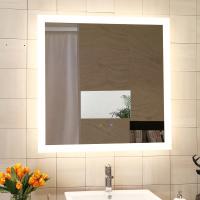 China Natural Warm Light Lighted Mirror TV Residential Led Bathroom Mirror With TV for sale