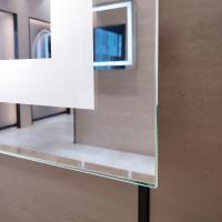 China Rust Resistant Aluminium Cabinet Wall Mount Bathroom Mirrors with LED Lights for sale