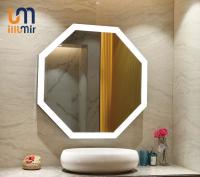 China 2700K-6000K Light Color LED Illuminated Mirror with Elegant Suspension Frame Design for sale