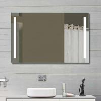 China Wall Mounted LED Makeup Mirror with Digital Clock and UL ETL CUL ETL CE Certification for sale