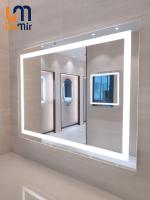 China 2700K-6000K CCT Hotel Decorative LED Wall Vanity Mirror With Lights Single Sided for sale