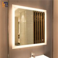 China 2700K-6000K CCT Hotel Decorative LED Wall Vanity Mirror With Lights Single Sided for sale