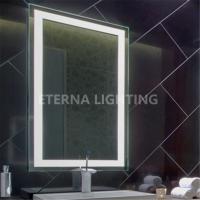 China Luxury Hotel Illuminated Frameless LED Lighted Mirror with High Output 5050 SMD LEDs for sale