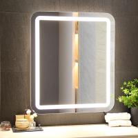 China 110V-277V 50/60Hz Modern LED Lighted Wall Bath Mirror with 5mm Copper Free Silver Mirror for sale