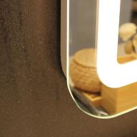 China 110V-277V 50/60Hz Modern LED Lighted Wall Bath Mirror with 5mm Copper Free Silver Mirror for sale