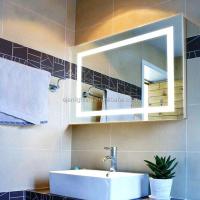 China Wall Backlit Feature Rectangle Backlit Bath Light Mirror for Hotel ETL Certification for sale