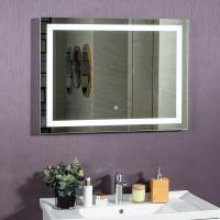 China Hotel Bathroom LED Mirror with Frameless Design and Customizable Color Temperature for sale