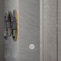 China Hotel Bathroom LED Mirror with Frameless Design and Customizable Color Temperature for sale