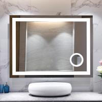 China Large Hotel Bathroom Vanity Mirror with LED Light Enhance customizable for sale