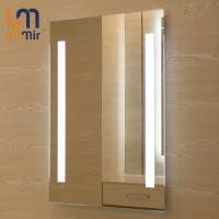 China Wall Decoration Square Led Bathroom Mirror Custom For Luxury Hotel/Home for sale