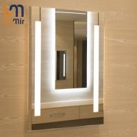 China Wall Decoration Square Led Bathroom Mirror Custom For Luxury Hotel/Home for sale