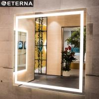 China Large Size Custom LED Bathroom Mirror with Defogger Modern Design and AC110-277V Voltage for sale
