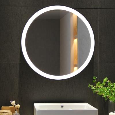 China Custom Modern Luxury Round Metal Mirror Framed Home Decor Wall Circle Mirror for Foyer for sale