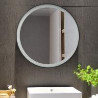 China Custom Modern Luxury Round Metal Mirror Framed Home Decor Wall Circle Mirror for Foyer for sale