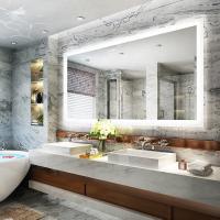 China Space saving Morden Luxury Oversized Hanging Hotel Bathroom Mirrors for sale