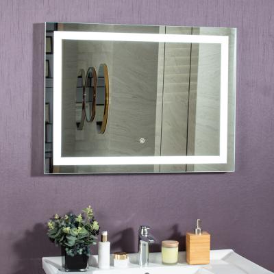 China Hotel Wall Decor Touch Sensor LED Mirror with Modern Luxury Design W36