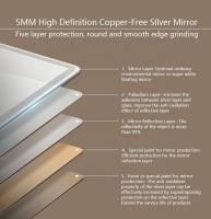 China Hotel Wall Decor Touch Sensor LED Mirror with Modern Luxury Design W36