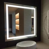 China Large Hotel Bathroom Vanity Mirror with LED Light Enhance customizable for sale