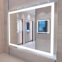 China Wall Mounted Decorative Stick on Makeup Mirror with ETL CETL CE RoHS Certification for sale