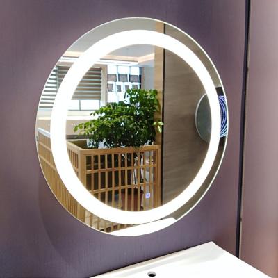 China Wall or Standing Installation LED Backlit Glass Bathroom Mirror with Illumination for sale