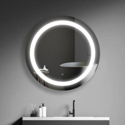 China Compact Bathroom Mirror With Lights Corrosion Protection Adjustable Lighting for sale